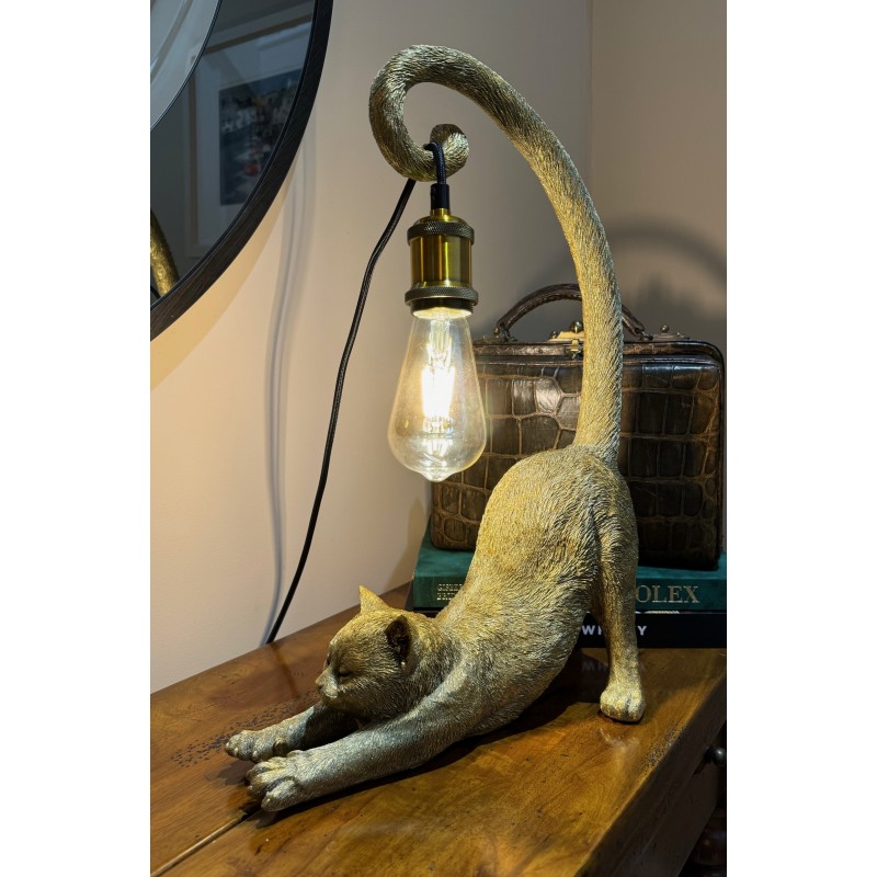 Cat Table Lamp - Outdoor Living Lenham