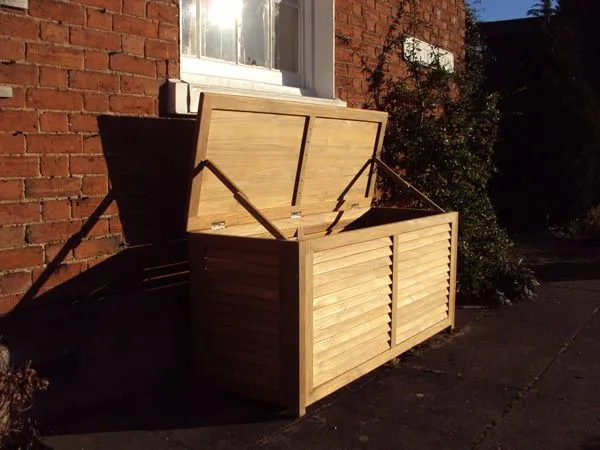 Teak Cushion Box | FSC® Certified - Outdoor Living Lenham